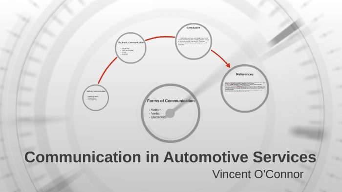 Communication in Automotive Services by Vincent O'Connor on Prezi