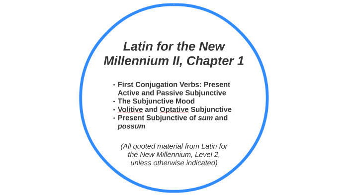 Latin for the New Millennium II, Chapter 1 by Alexandra Durham on Prezi