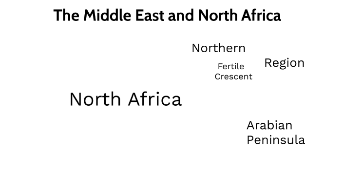 Middle East and North Africa-Regions Overview Segment by Kurt ...