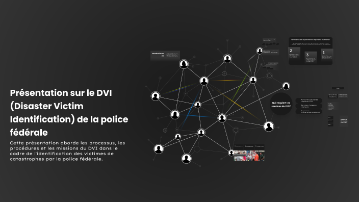 Présentation sur le DVI (Disaster Victim Identification) de la police ...