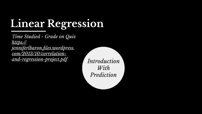 Linear Regression Project by April Givens on Prezi