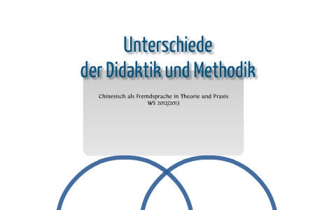 Unterschiede der Didaktik und Methodik by Mercedes Benz