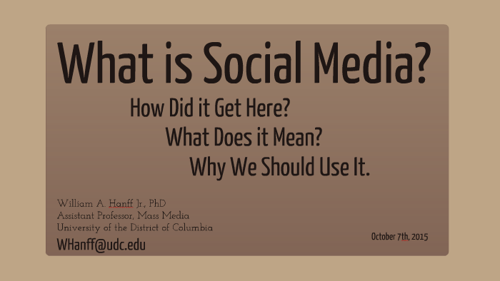 What is Social Media? by William Hanff on Prezi