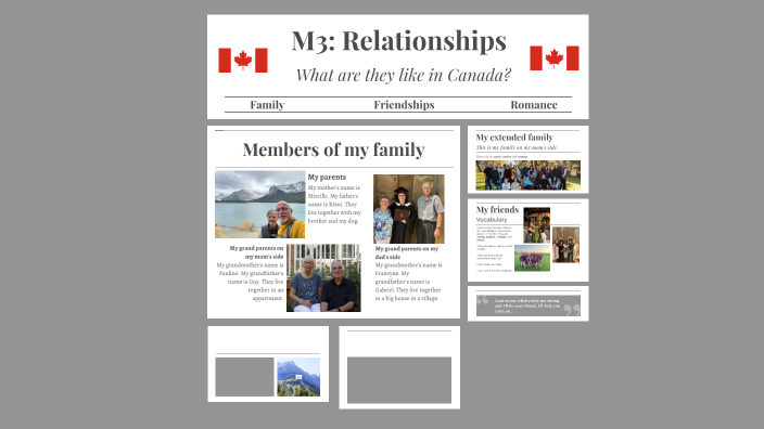 M3 - Relationships by samuelle lemoine on Prezi