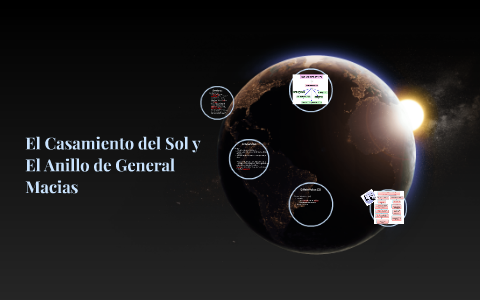El Casamiento del Sol y El Anillo de General Macias by Francisco ...