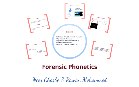 Forensic Phonetics by Noor Gharbo on Prezi