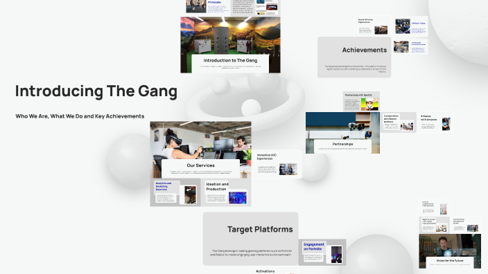 Introducing The Gang by Mafalda Azevedo on Prezi