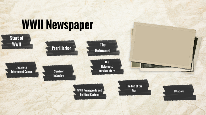 WWII Newspaper by Maddie Barrow on Prezi