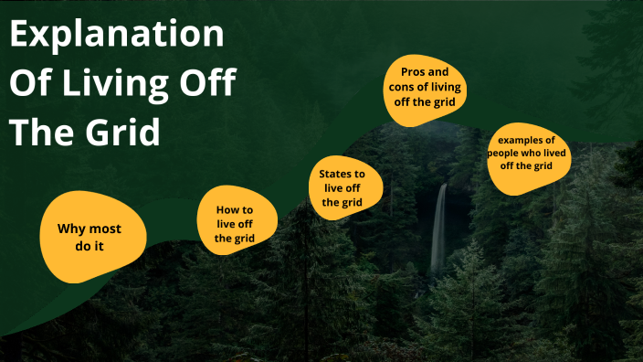 What does living off the grid mean by Steven Morales on Prezi