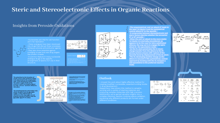 Steric and Stereoelectronic Effects in Organic Reactions by Mohammad ...