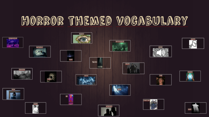 Horror themed vocabulary by Lady Baldwater