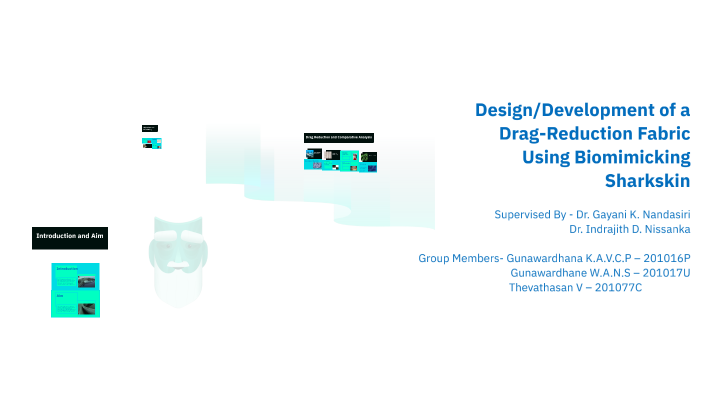 Design/Development of a Drag-Reduction Fabric Using Biomimicking ...