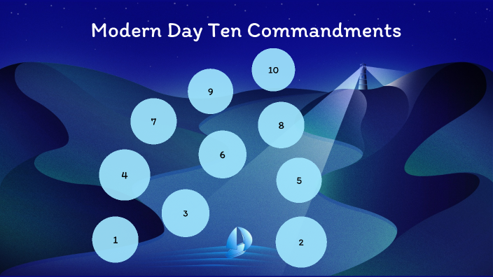 Modern Day Ten Commandments by Audrey Demery on Prezi