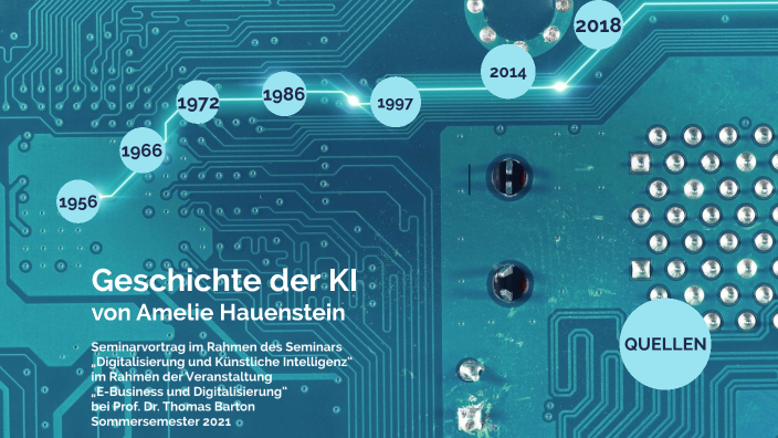 Geschichte der KI by Amelie Hauenstein on Prezi