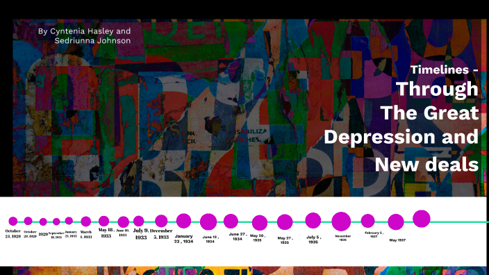 The Great Depression an New Deal Timeline by Cyntenia Hasley on Prezi