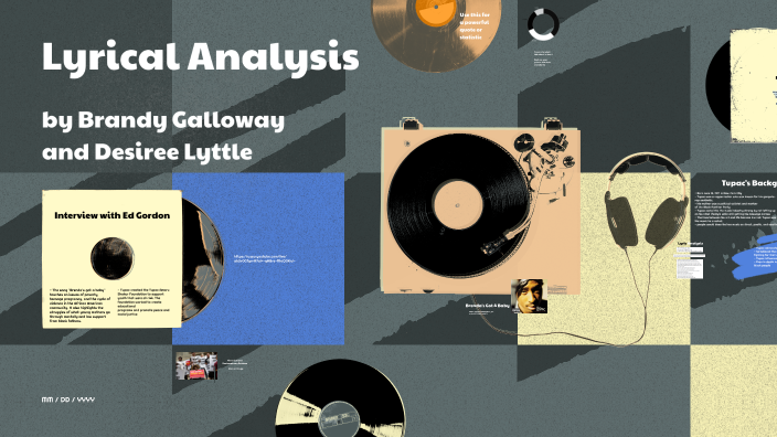 Lyrical Analysis by Brandy Galloway on Prezi