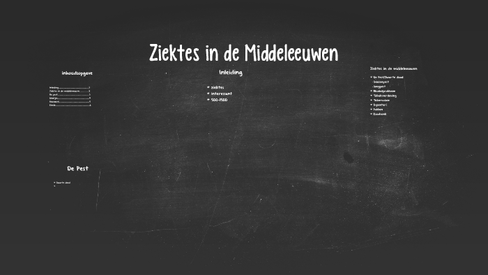 Ziektes in de Middeleeuwen by Eef Francois on Prezi
