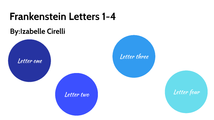 Frankenstein Letters 1-4 by Izabelle Cirelli on Prezi
