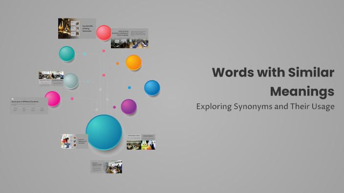 Words with Similar Meanings by Patricia Petrescu on Prezi