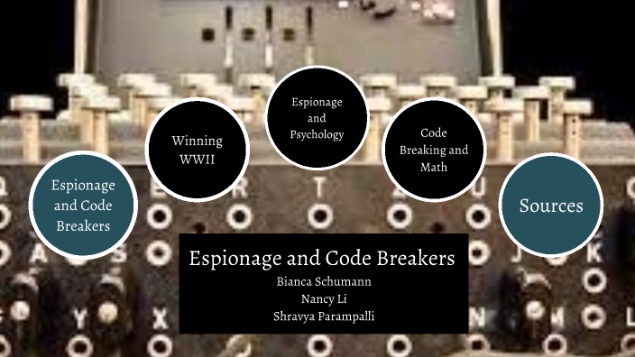 espionage and code breakers by bianca schumann on Prezi