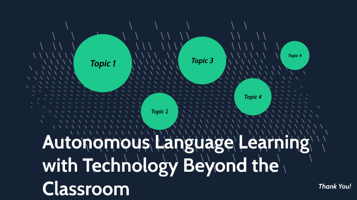 Autonomous Language Learning with Technology Beyond the Classroom by ...