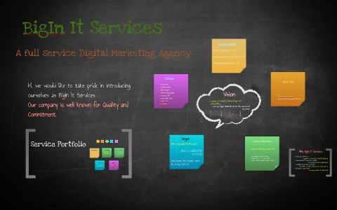 BigIn It Services - Company Profile by BigIn IT Services on Prezi