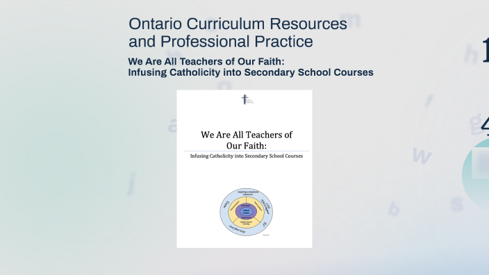 Ontario Curriculum Resources and Professional Practice by Francesca ...