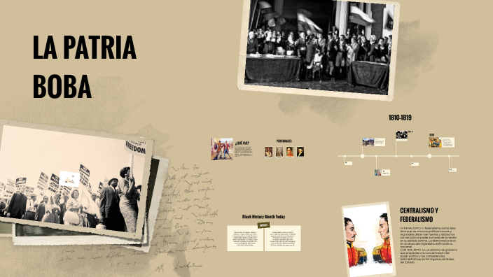 La patria boba, centralismo y federalismo by Frank025 on Prezi