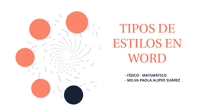Tipos de estilos en Word by Milva Alipio on Prezi