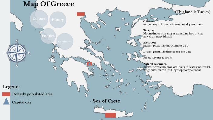 Map Of Greece by Marta Julia Nagy-Agoston on Prezi