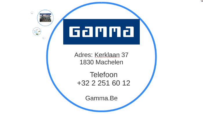 Gamma by Yannick Zeutsop on Prezi