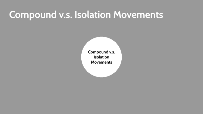 Compound v.s. Isolation Movements by Jake Pessin