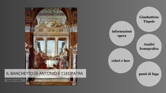 IL BANCHETTO DI ANTONIO E CLEOPATRA by sofia bianzale on Prezi