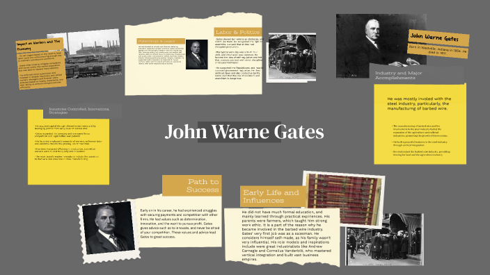 John Warne Gates by Stefanos Baroutoglou on Prezi