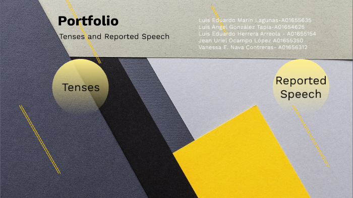 Tenses and Reported Speech by Jean Ocampo on Prezi