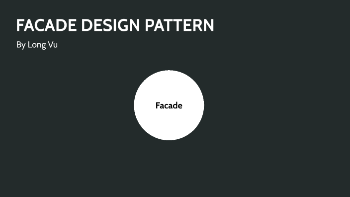 Facade Design Pattern by Long Vu on Prezi