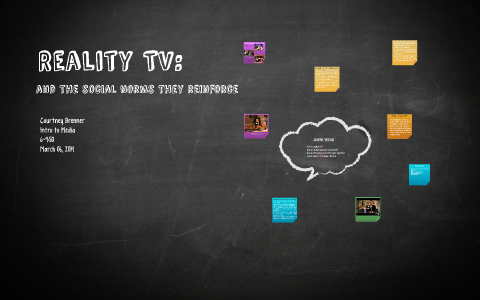 How does reality television reinforce social norms? by Courtney Brenner ...