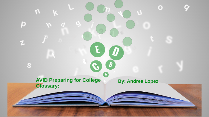 AVID glossary vocab by Andrea Lopez on Prezi