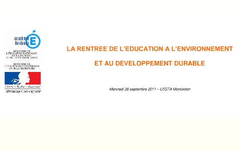 la rentrée EDD - Montardon 28/09/2011 by Jean-Pierre Giardi on Prezi