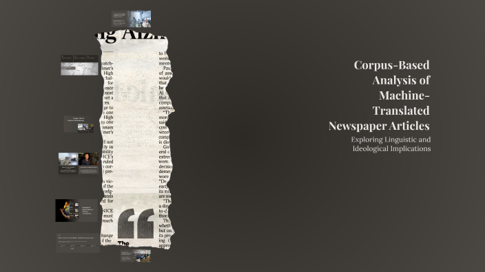 Corpus-Based Analysis of Machine-Translated Newspaper Articles by ...