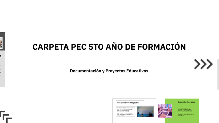 CARPETA PEC 5TO AÑO DE FORMACIÓN by MARIO NINA ARUQUIPA on Prezi