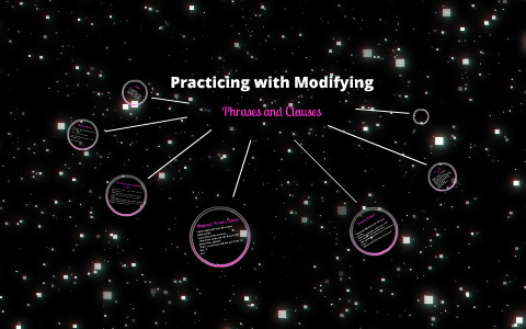 Practice with modifying phrases and clauses by Megan Press on Prezi