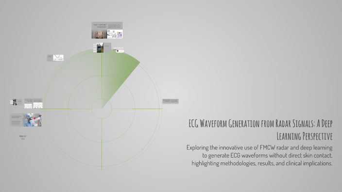 ECG Waveform Generation from Radar Signals: A Deep Learning Perspective ...