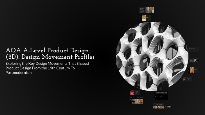 AQA A-Level Product Design (3D): Design Movement Profiles by Patrick ...