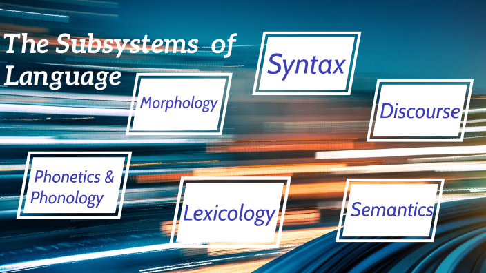 The Subsystems of Language by Emma Shaw on Prezi
