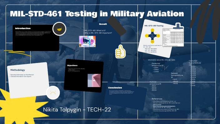 MIL-STD-461 Testing in Military Aviation by Nikita Tolpygin on Prezi