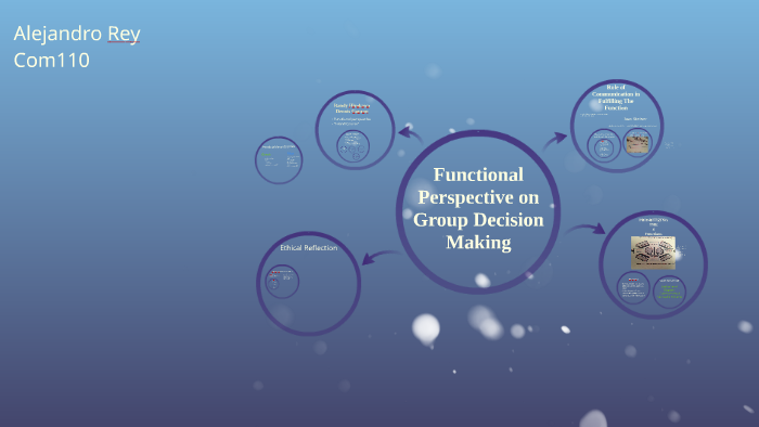 Functional Perspective on Group Decision Making by Alejandro Rey on Prezi
