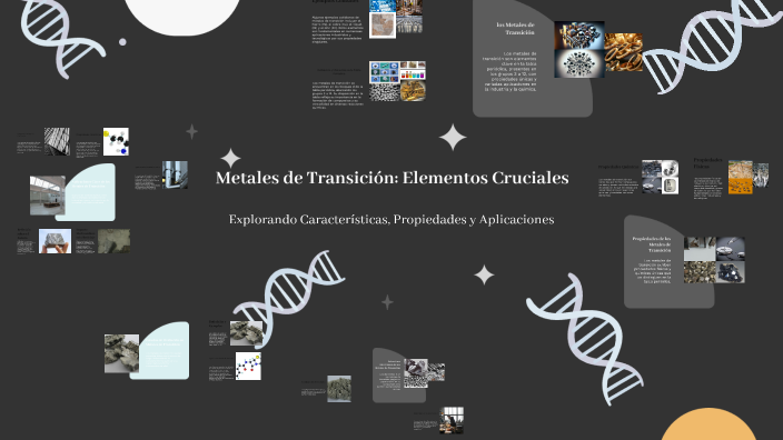 Metales de Transición: Elementos Cruciales by Daniel Mora on Prezi