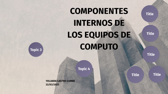 COMPONENTES INTERNOS DE EQUIPOS DE COMPUTO PC by Yoly Castro on Prezi