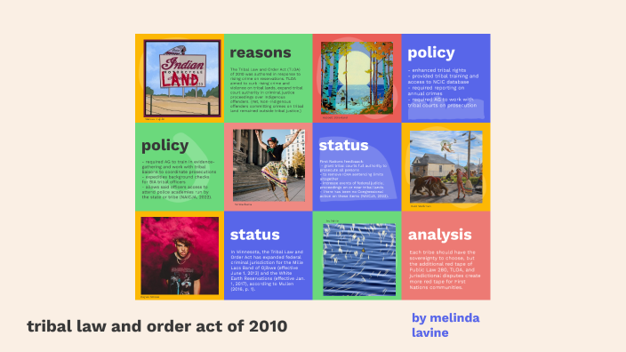 tribal law and order act of 2010 by Melinda Lavine on Prezi